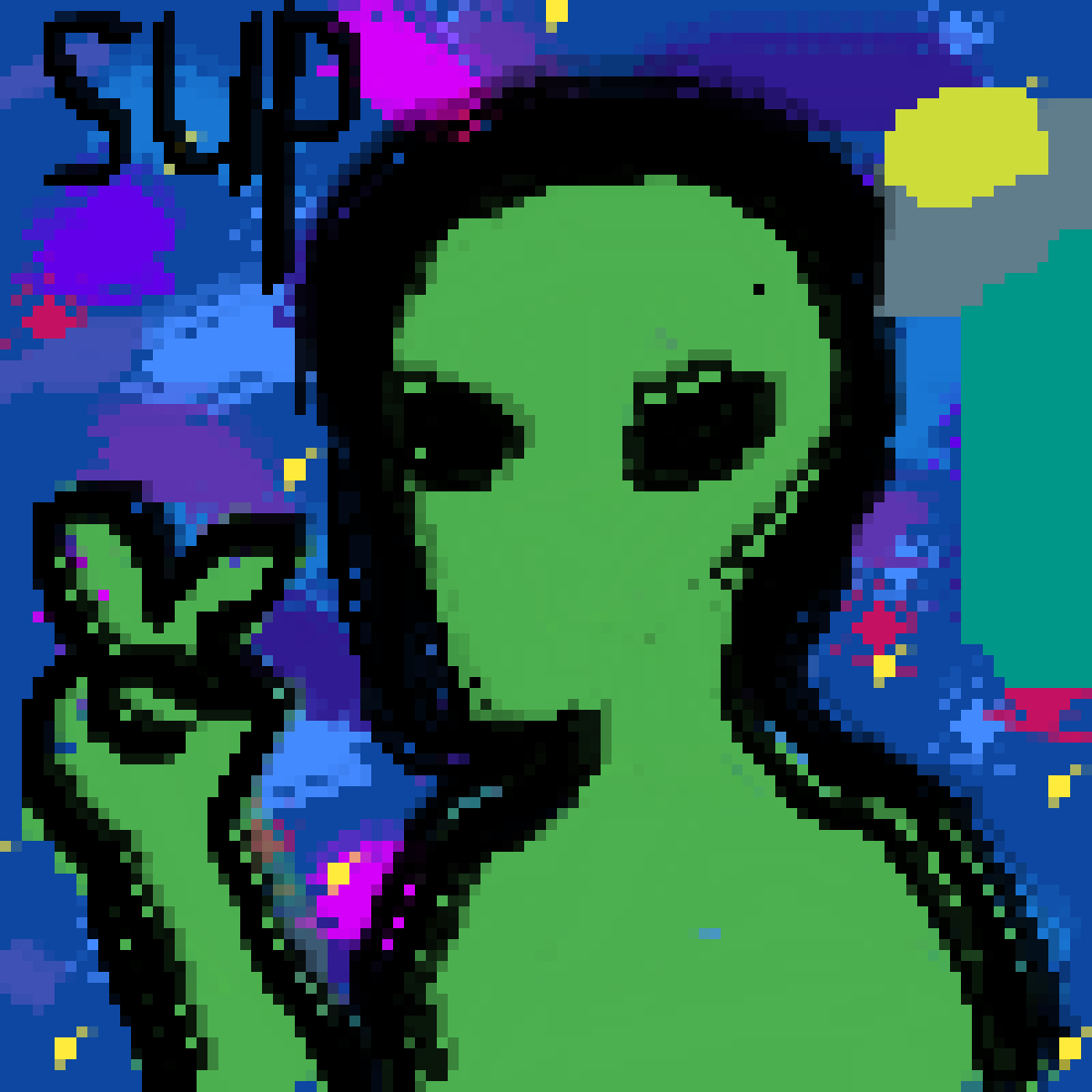 Pixilart - alien lol by lextoocool