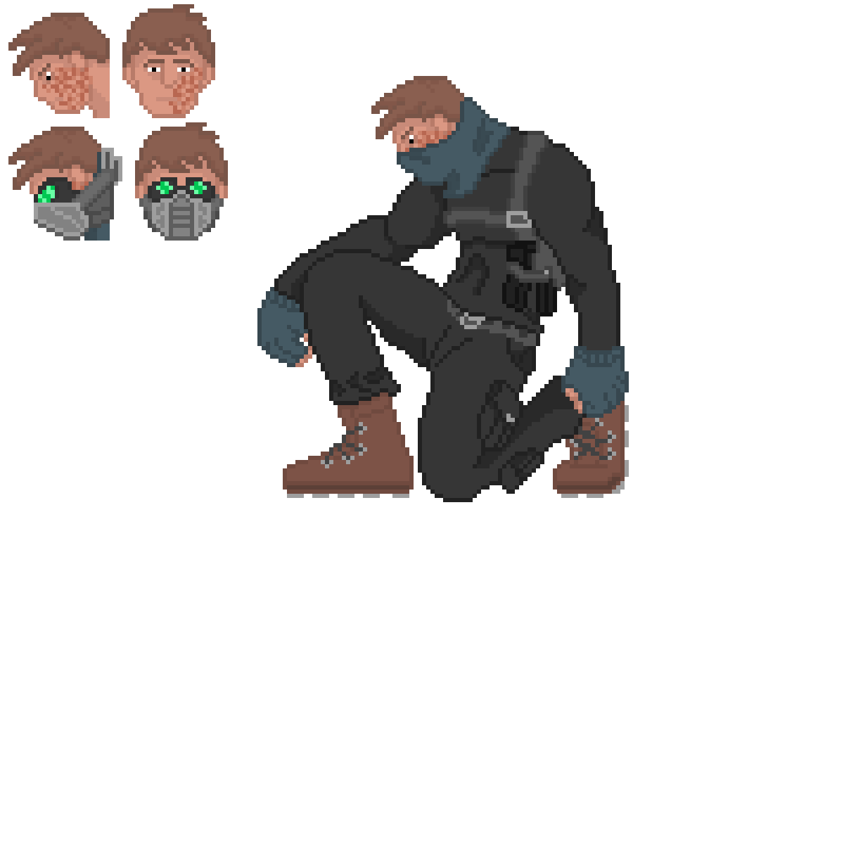 Pixilart - Mercenary Character by Sc0rvy