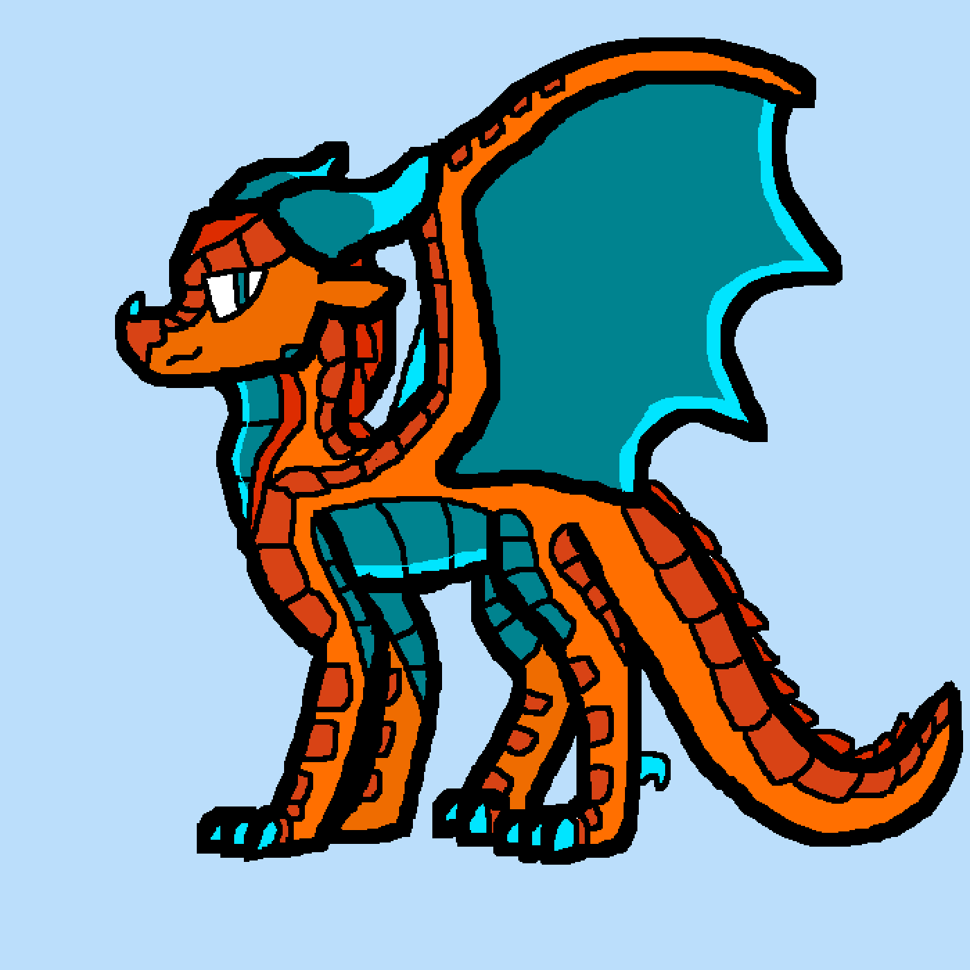 Pixilart - skywing dragon by animalart1234