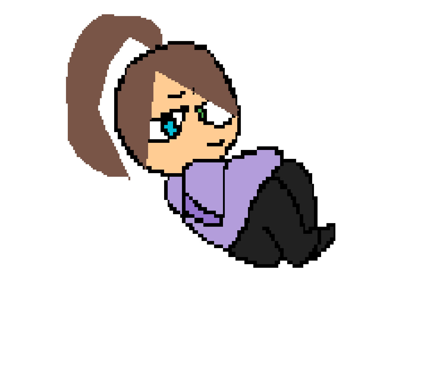 Editing me sis sad OC - Free online pixel art drawing tool - Pixilart