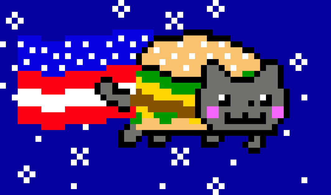 Pixilart - American Nyan Cat by Anonymous