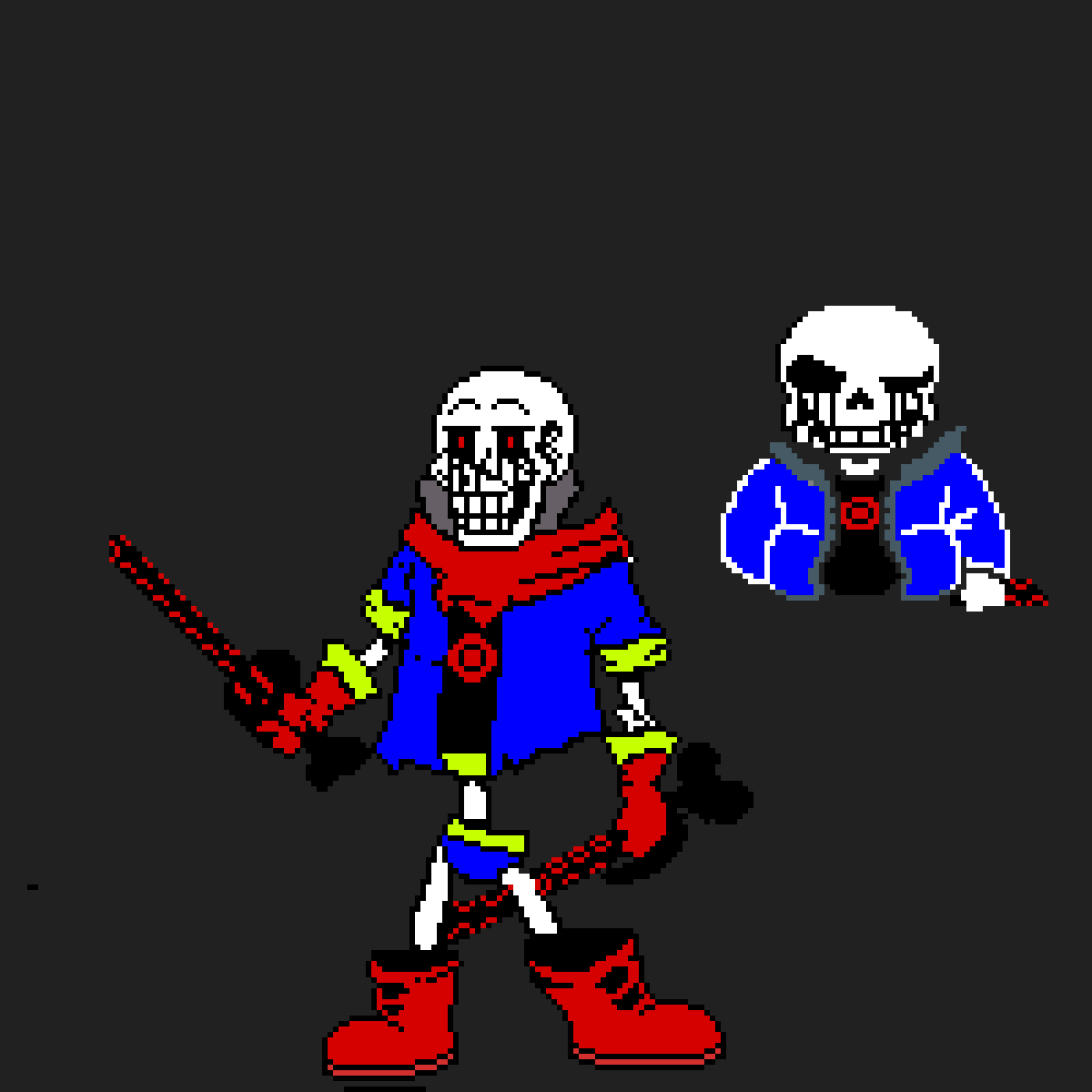 Pixilart - killerbelief papyrus by Bluecreeper9632
