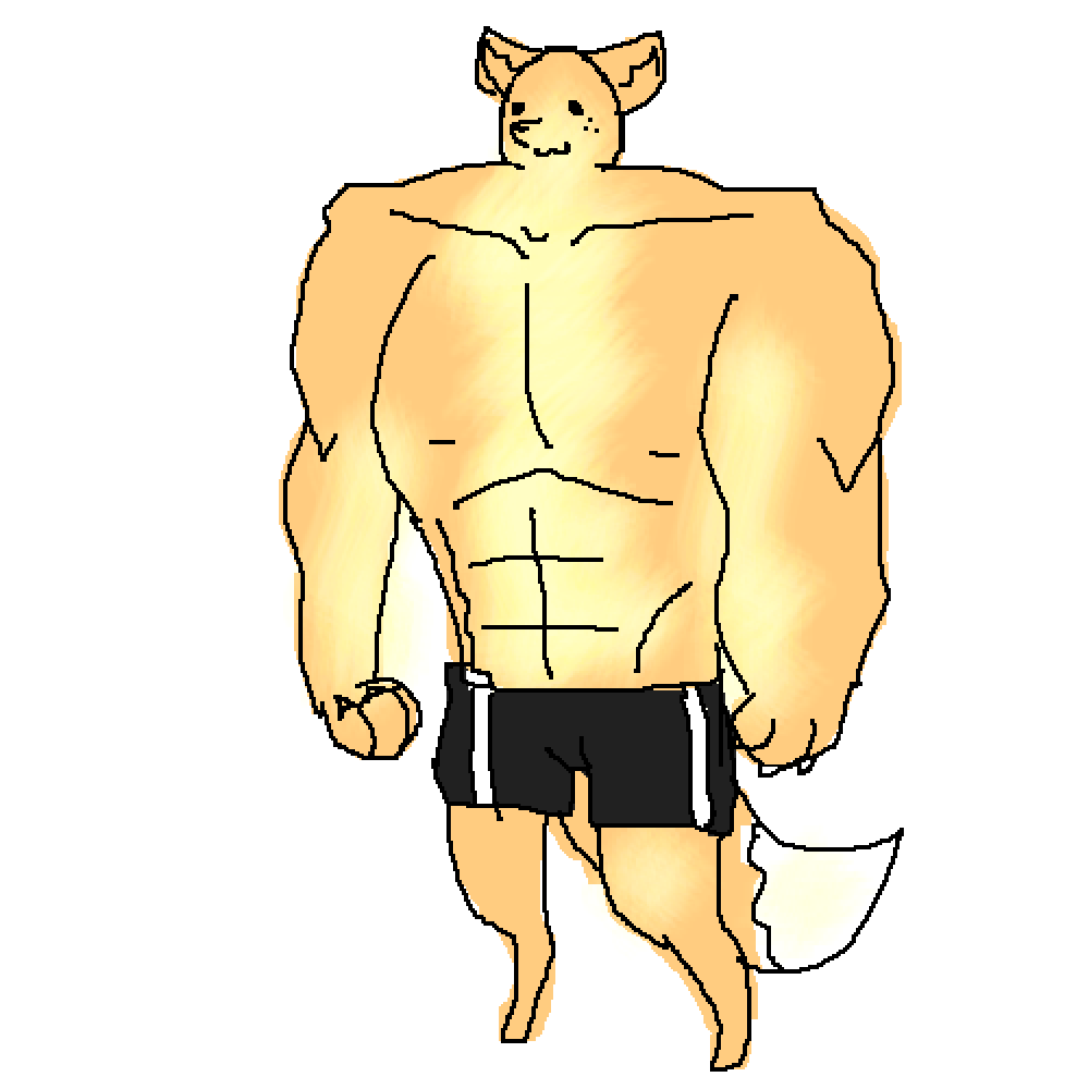 Pixilart - Buff Cheems by unfazedwinter