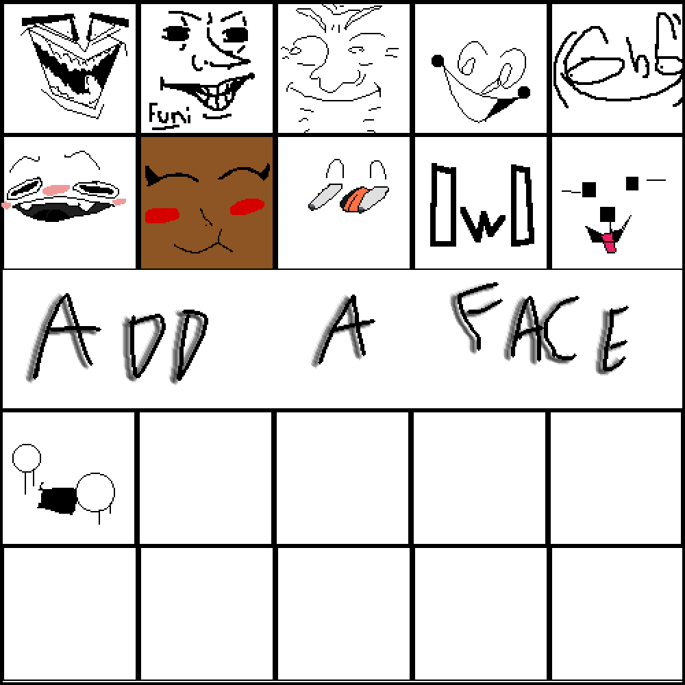 Editing Add a face - Free online pixel art drawing tool - Pixilart