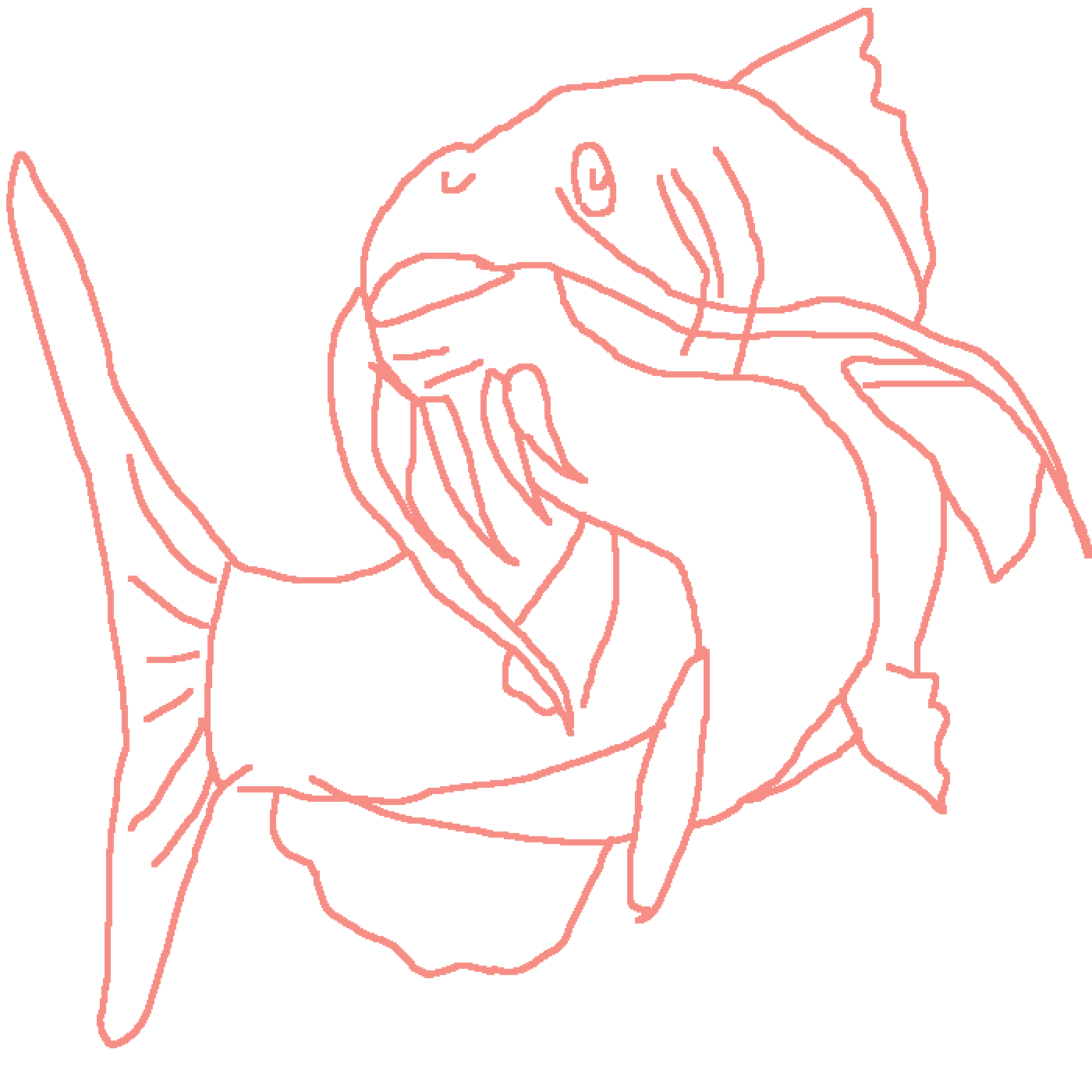 Editing Cattu The Catfish - Free online pixel art drawing tool - Pixilart