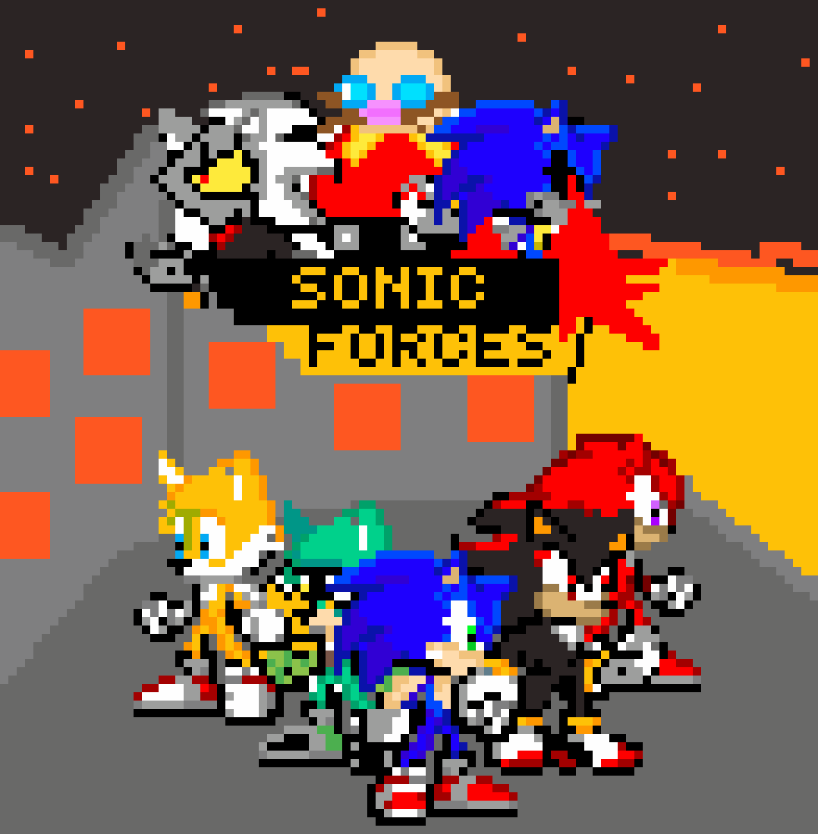 Pixilart - Sonic F by kitsune