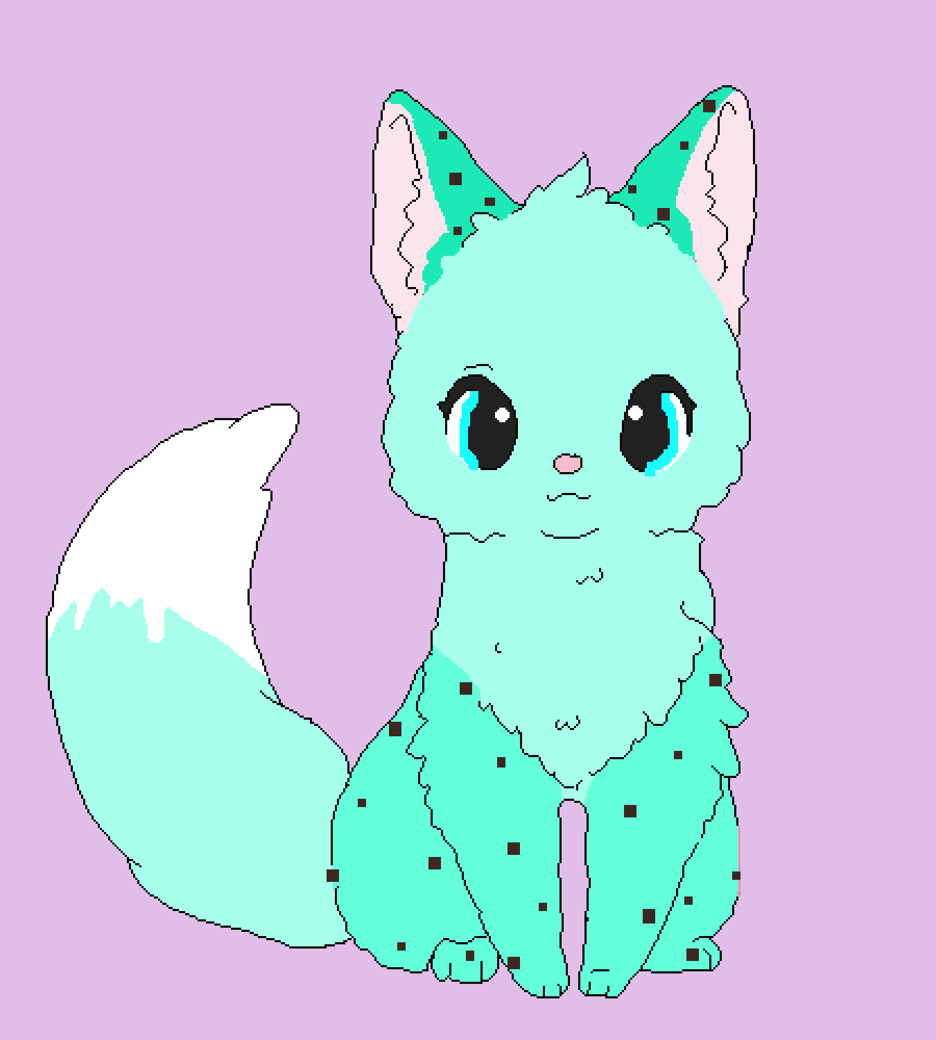 Editing chocolate chip mint cat - Free online pixel art drawing tool ...
