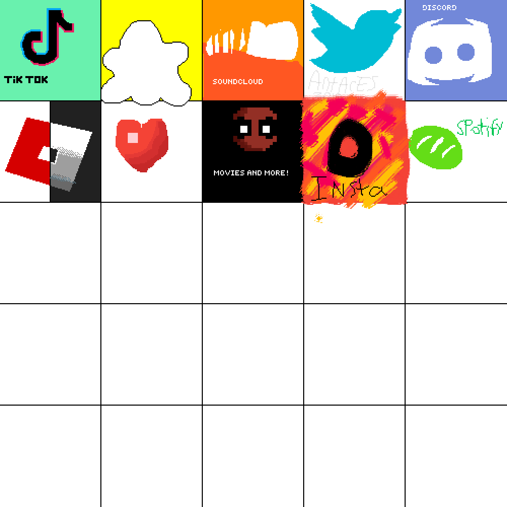 Editing spotify - Free online pixel art drawing tool - Pixilart