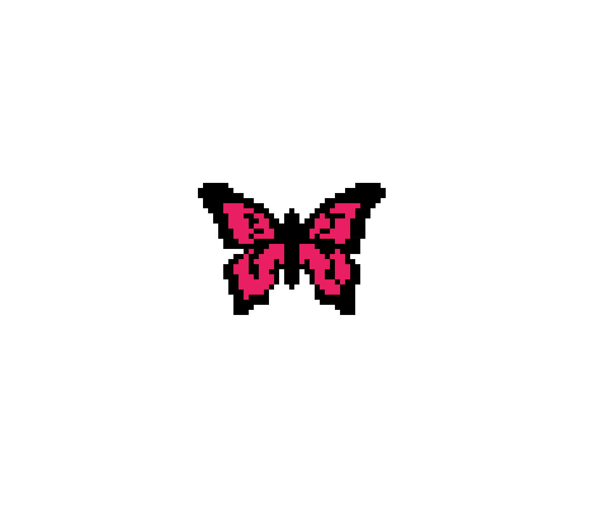 Editing Butterfly Pixle Art - Free online pixel art drawing tool - Pixilart