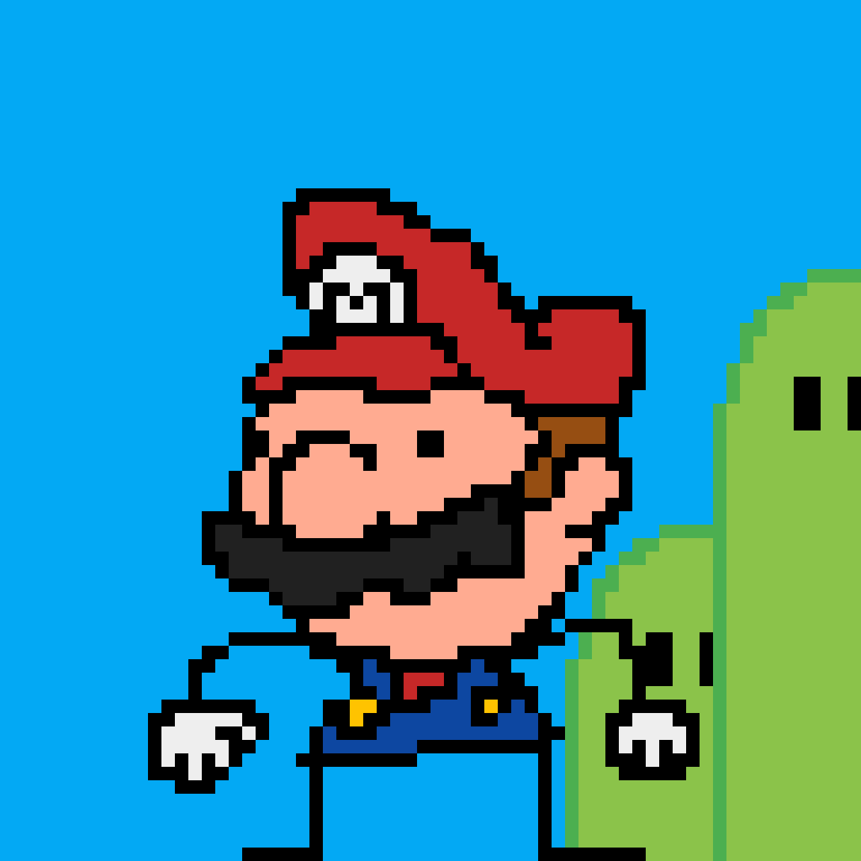 Pixilart - mario by CurlyCarl1