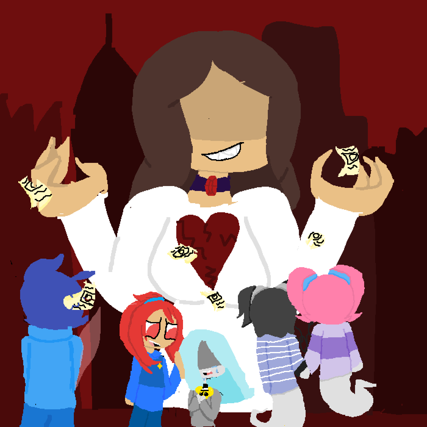 Pixilart - the oc apocalypse by Cricketdraws