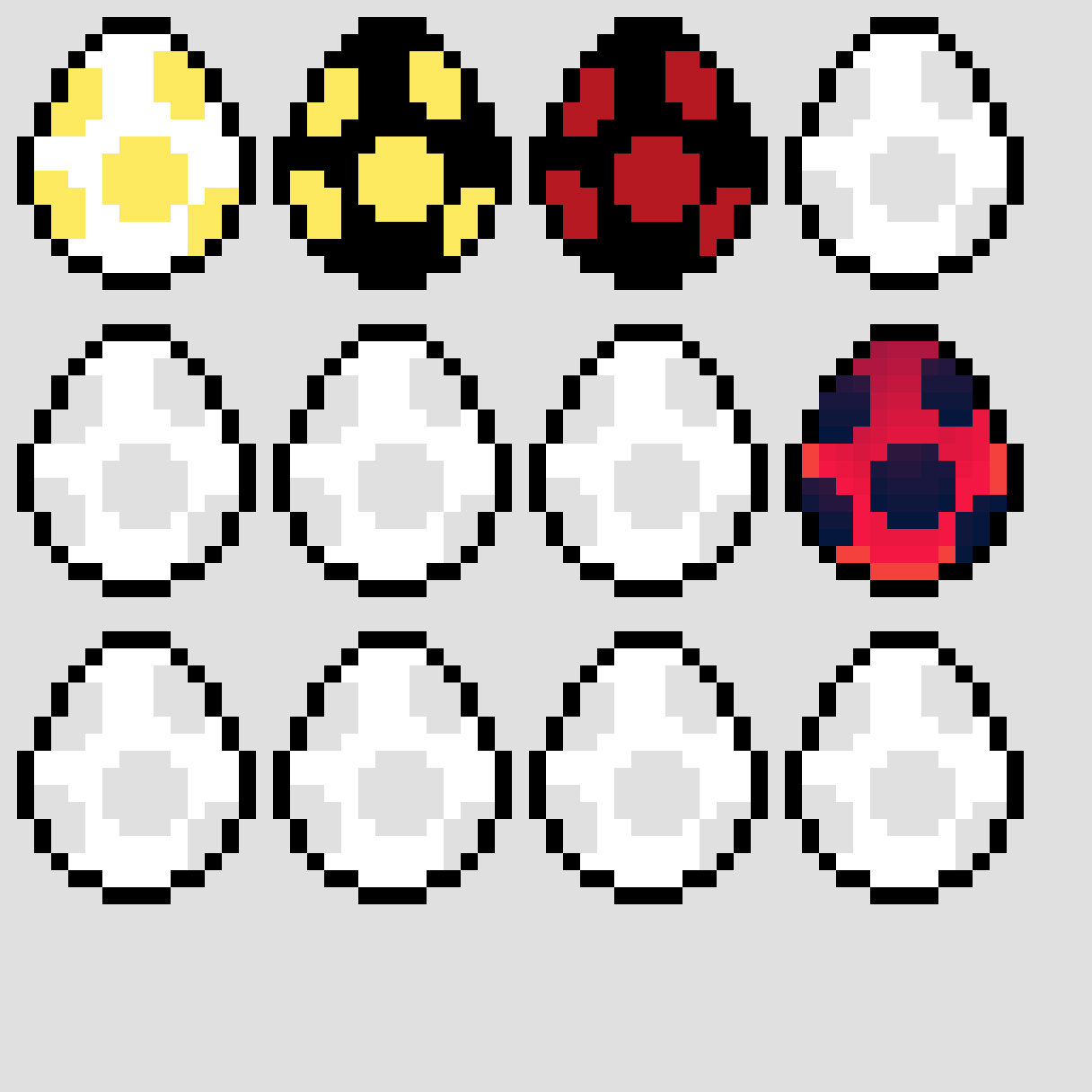 Editing create your own egg - Free online pixel art drawing tool - Pixilart