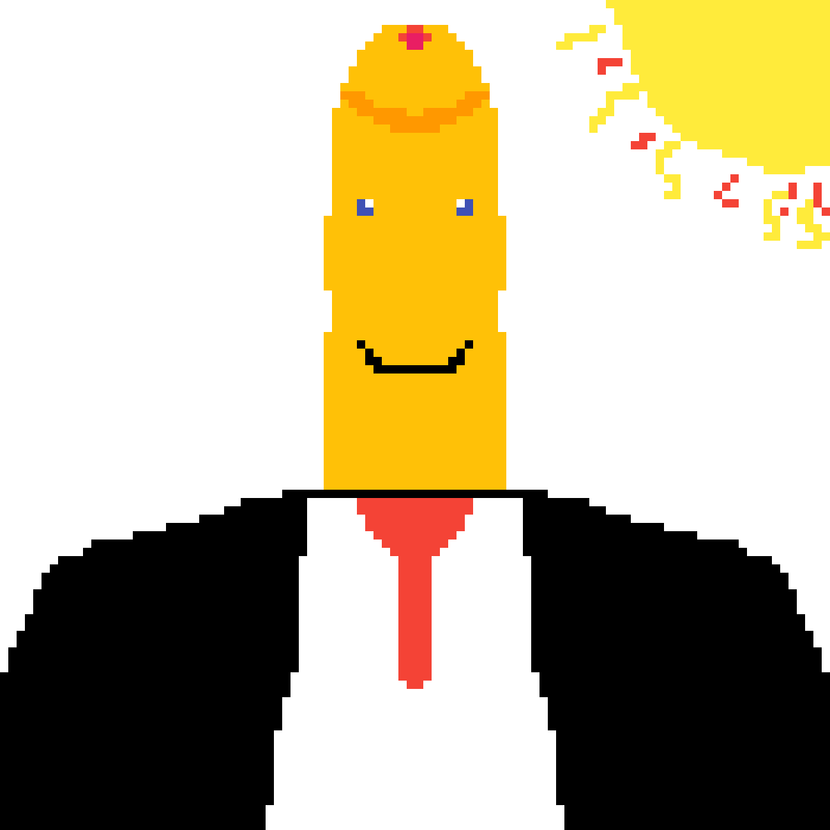 Pixilart - Mr. Yellow Head (Childs Drawing) by IrksomeC