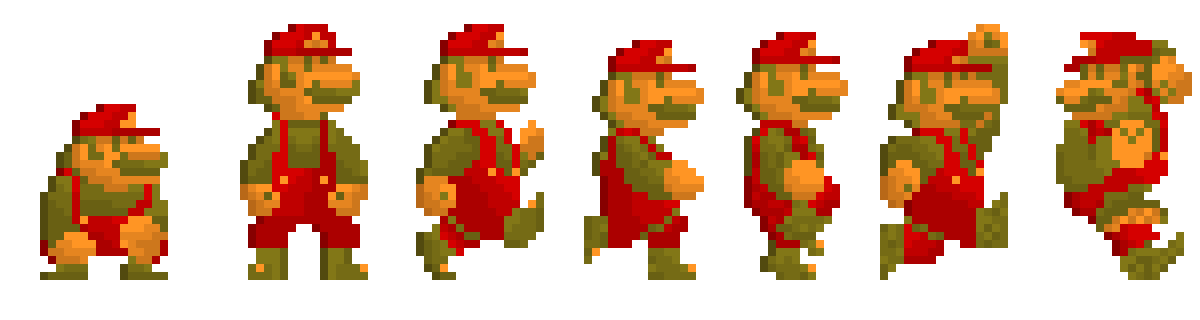 Pixilart - Mario sprites by The-Mario-Guy