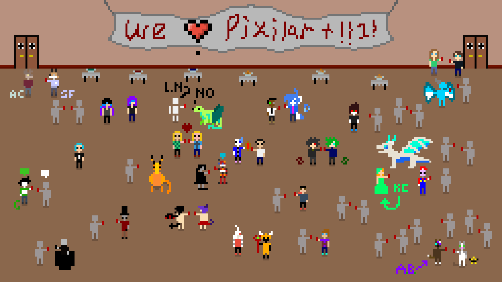 Pixilart - We love pixilart by The-Pixeled-One