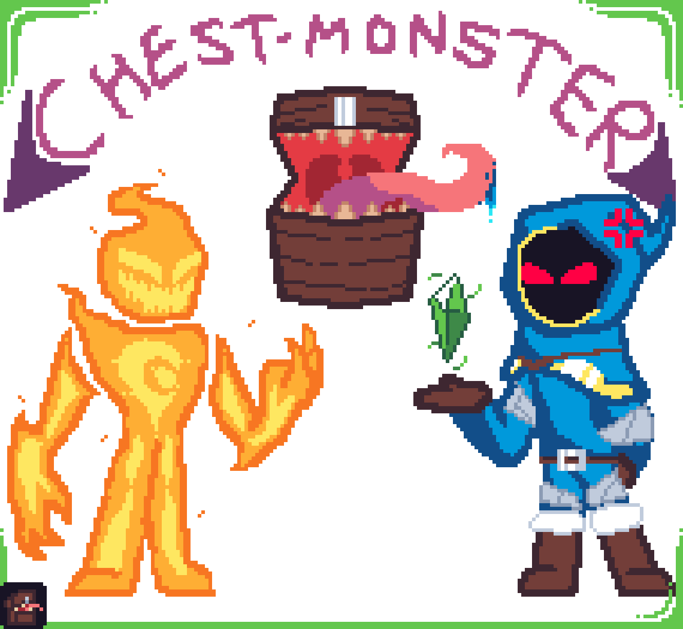 Pixilart - Chest Monster by FlyerCraft
