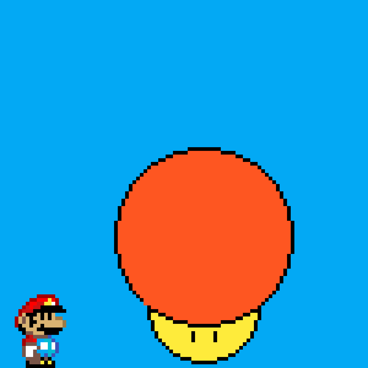 Editing big mario - Free online pixel art drawing tool - Pixilart