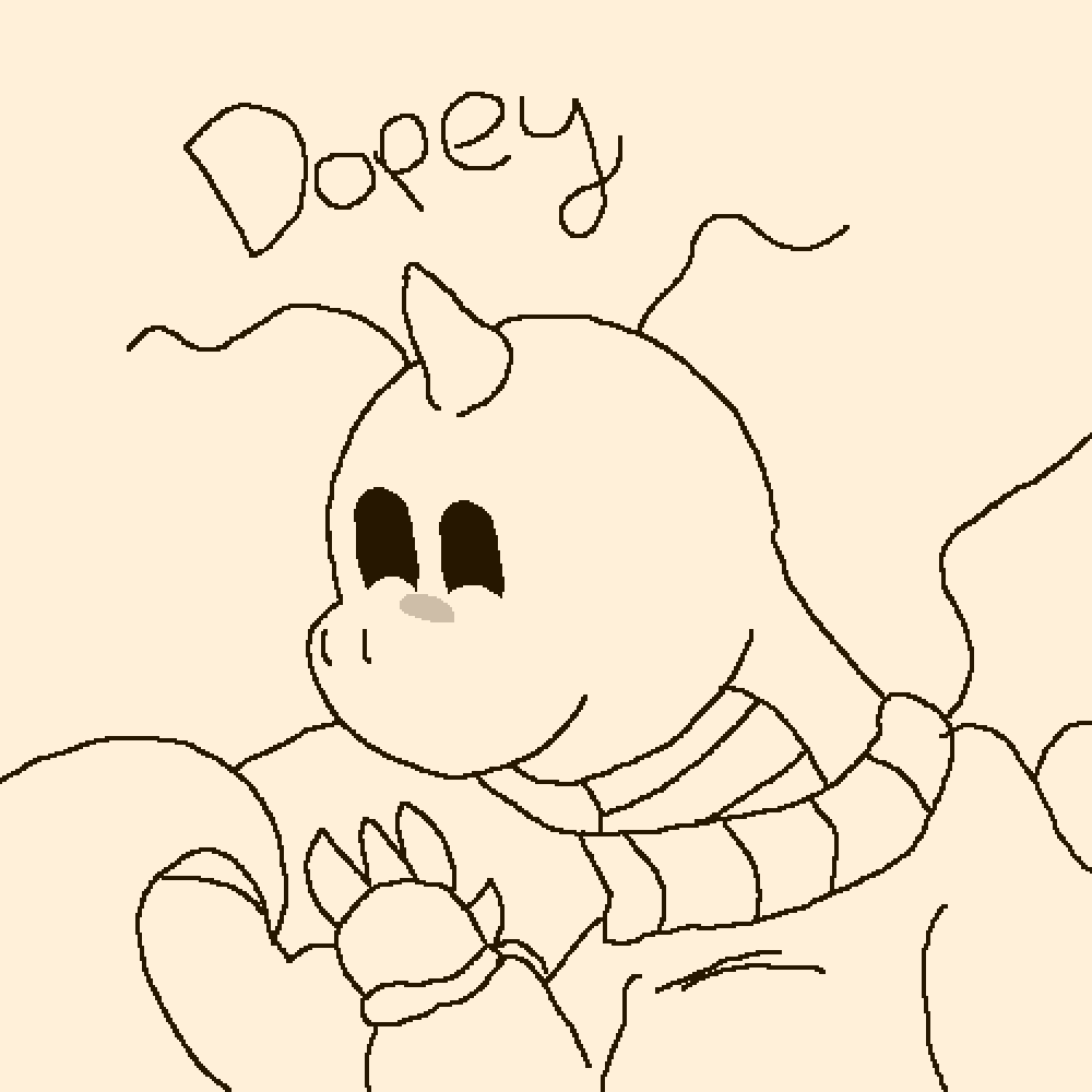 Pixilart - Dopey Dragonite! Art Trade by SydSyd