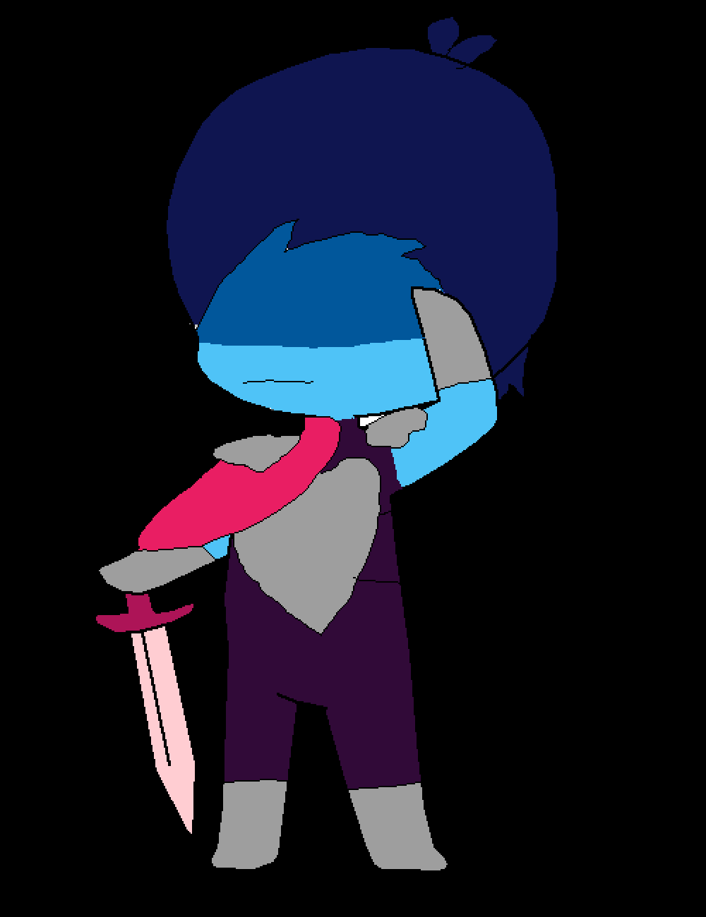 Pixilart - deltarune Kris by WolfboyCole