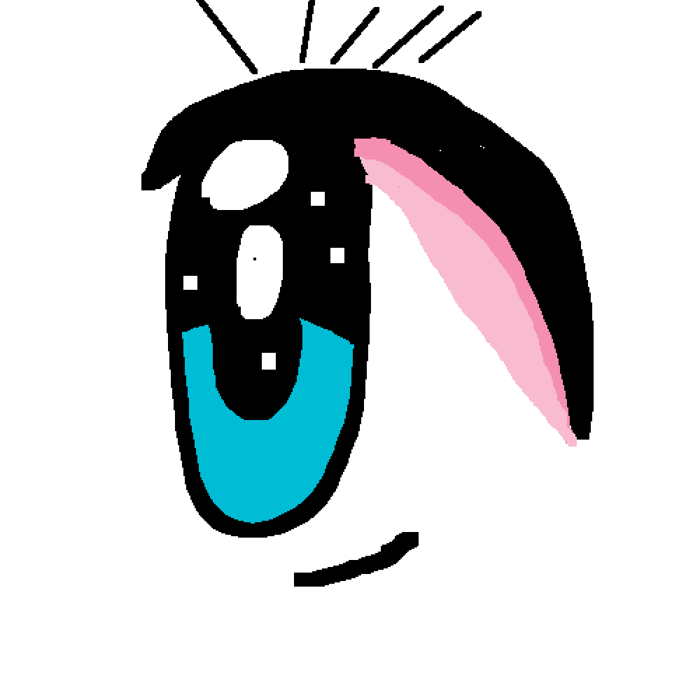 Editing eyelashes - Free online pixel art drawing tool - Pixilart