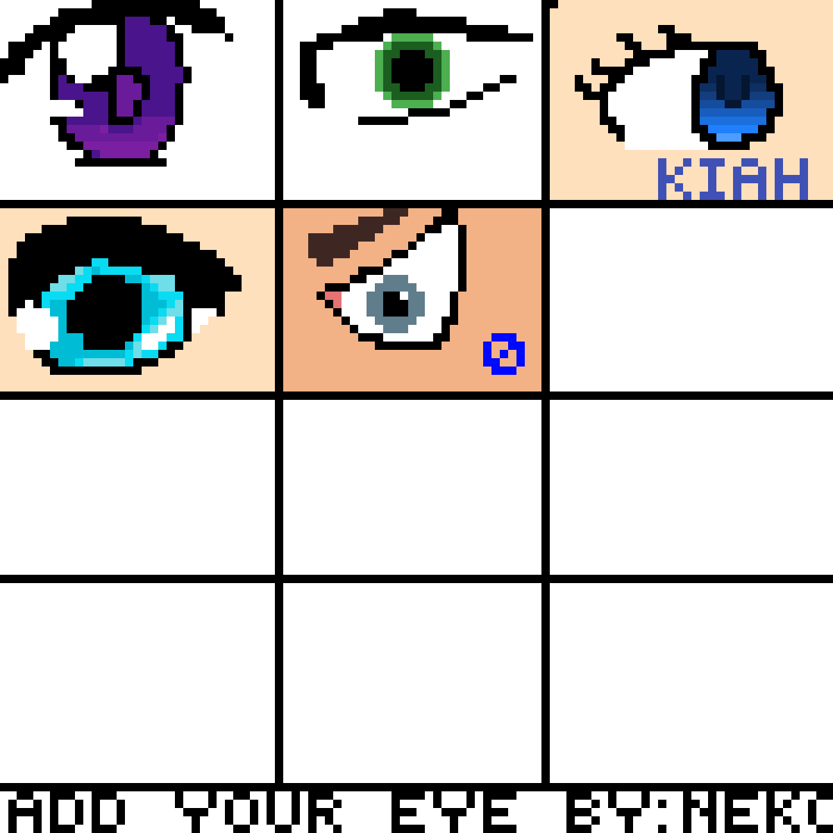 Editing EYE COLLAB - Free online pixel art drawing tool - Pixilart