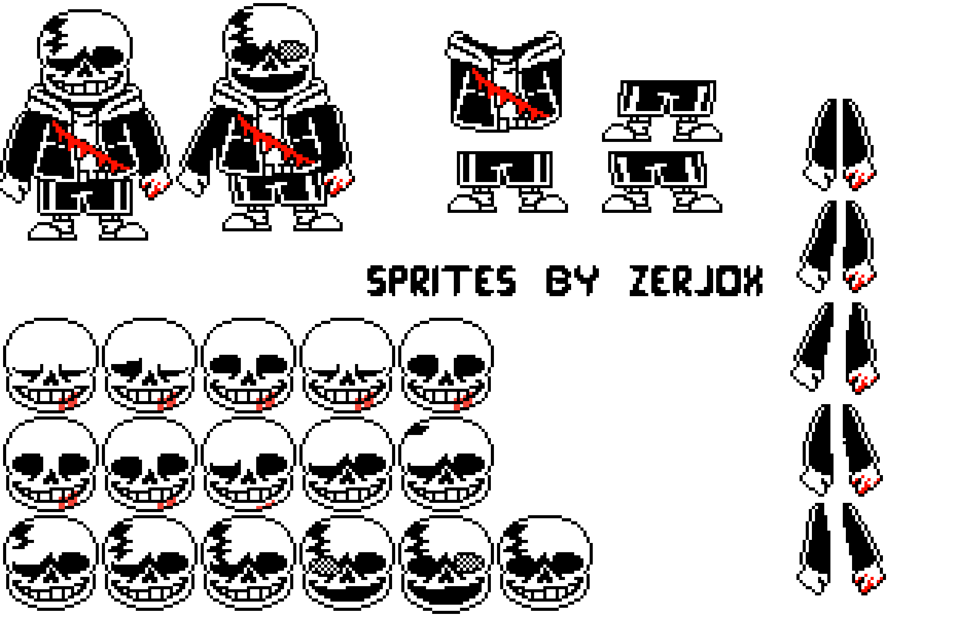 Pixilart - Deleted Sprite Sheet by braian