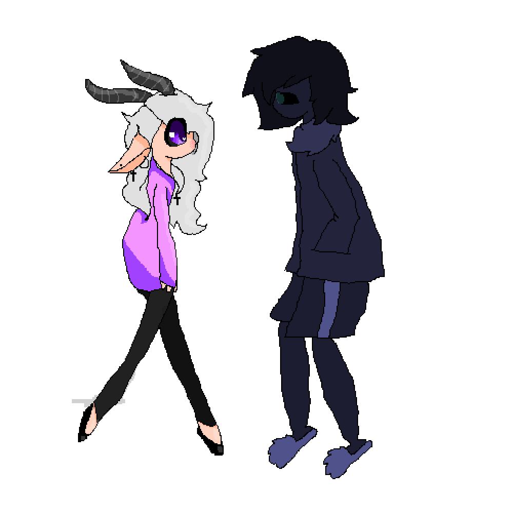 Pixilart - this was a base that i finish by Skittles-OwO