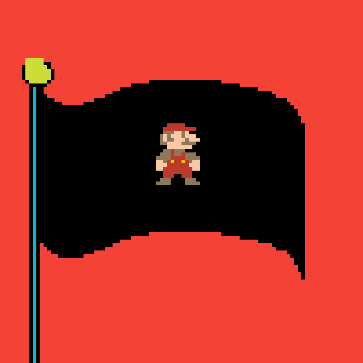 Editing mario flag - Free online pixel art drawing tool - Pixilart