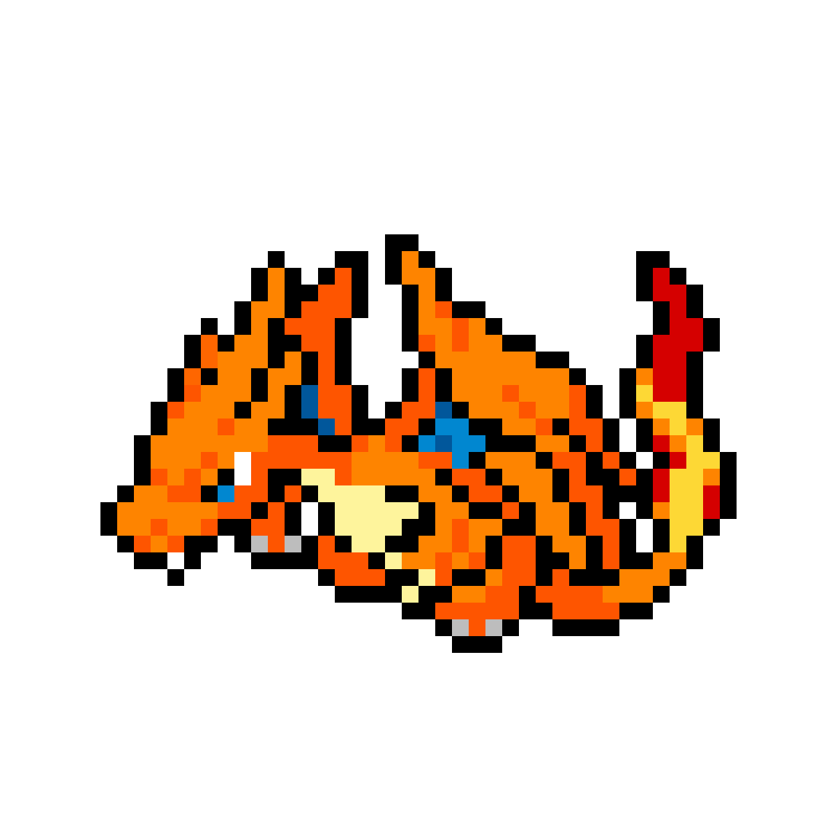 Mega Charizard X Sprite Gif