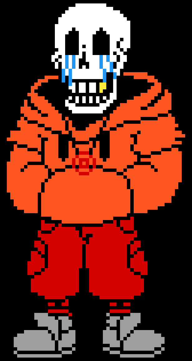 Editing Sad Papyrus - Free online pixel art drawing tool - Pixilart