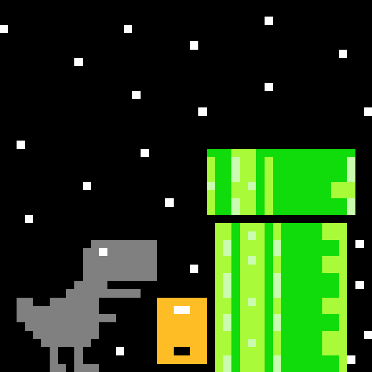 Pixilart - mario x t rex runner by honku-yt