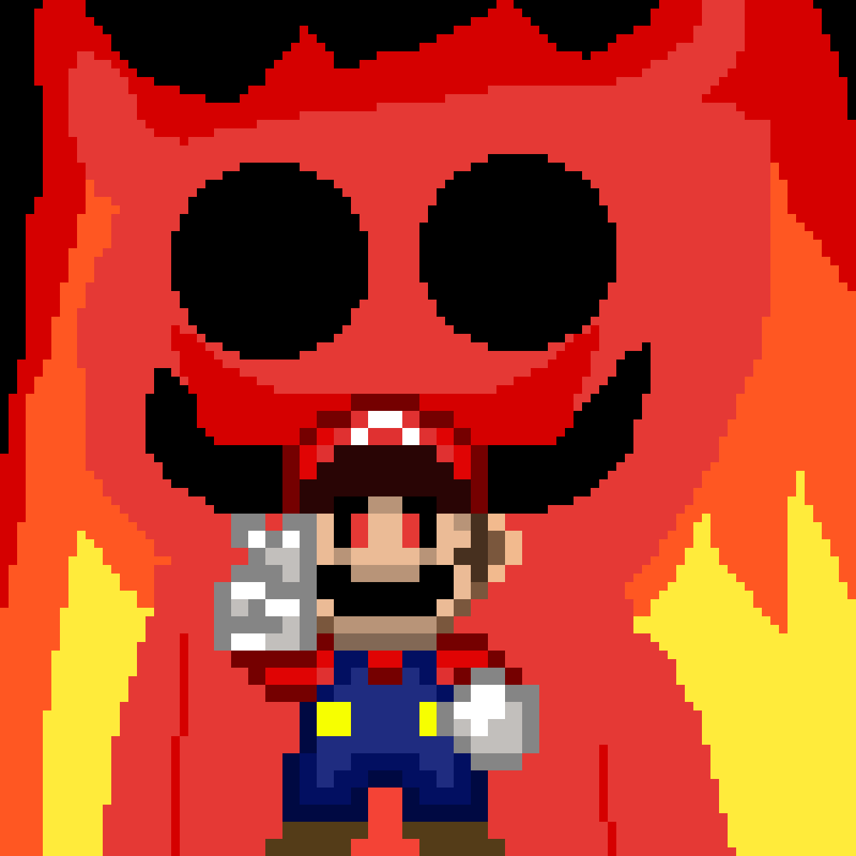 Pixilart - MARIO IS A DEVIL!!! by Anonymous