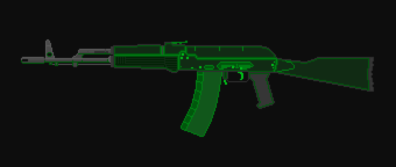 Pixilart - AK 74 Gamma by constituent