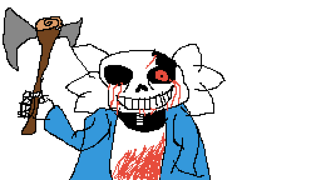 Pixilart - Horror Sans by Jaroslav