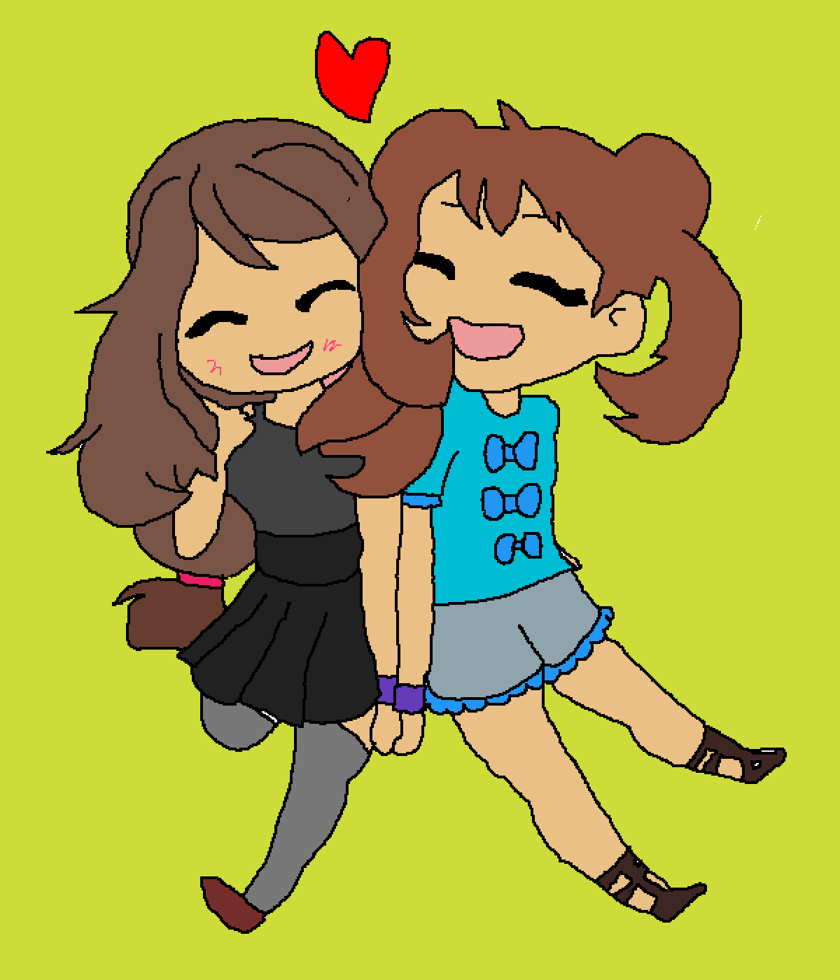 Pixilart - me and emma by isabella7096