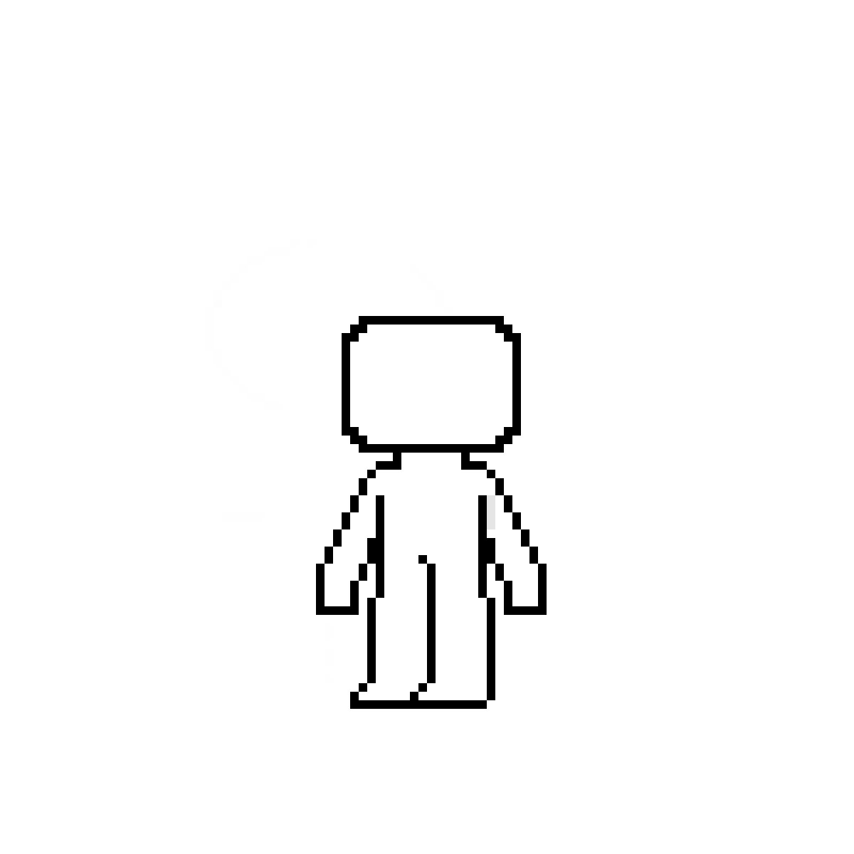 Pixilart - your oc floating by la-carmi-del-8