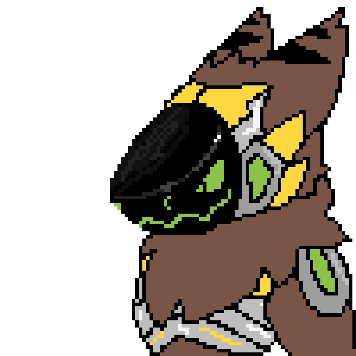 Pixilart - lazy protogen drawing by tartyfish