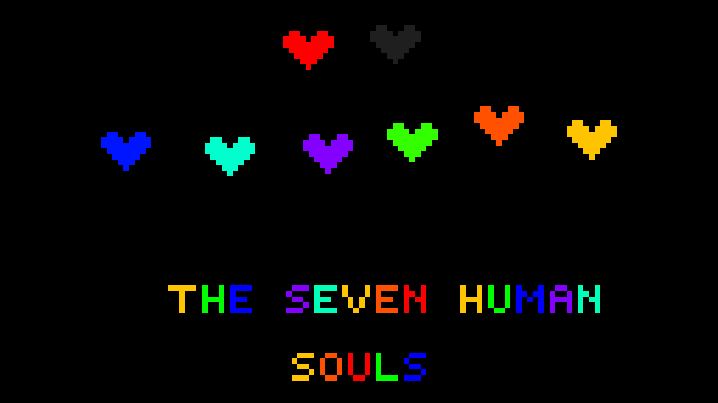 Pixilart - the 7/8 human souls (undertale) by bonbon2131