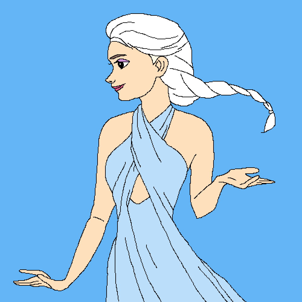 Editing Elsa - Free online pixel art drawing tool - Pixilart
