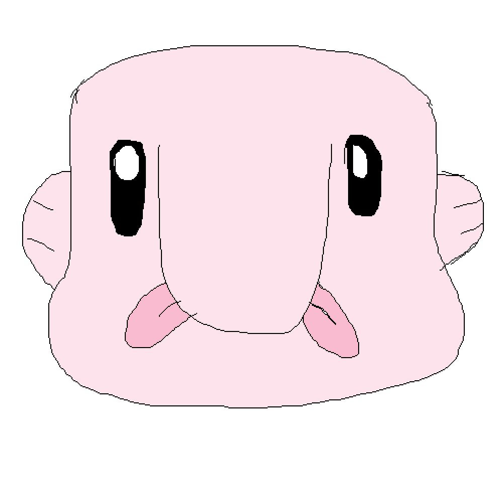 Pixilart - A beautiful blobfish by Blobfishlover
