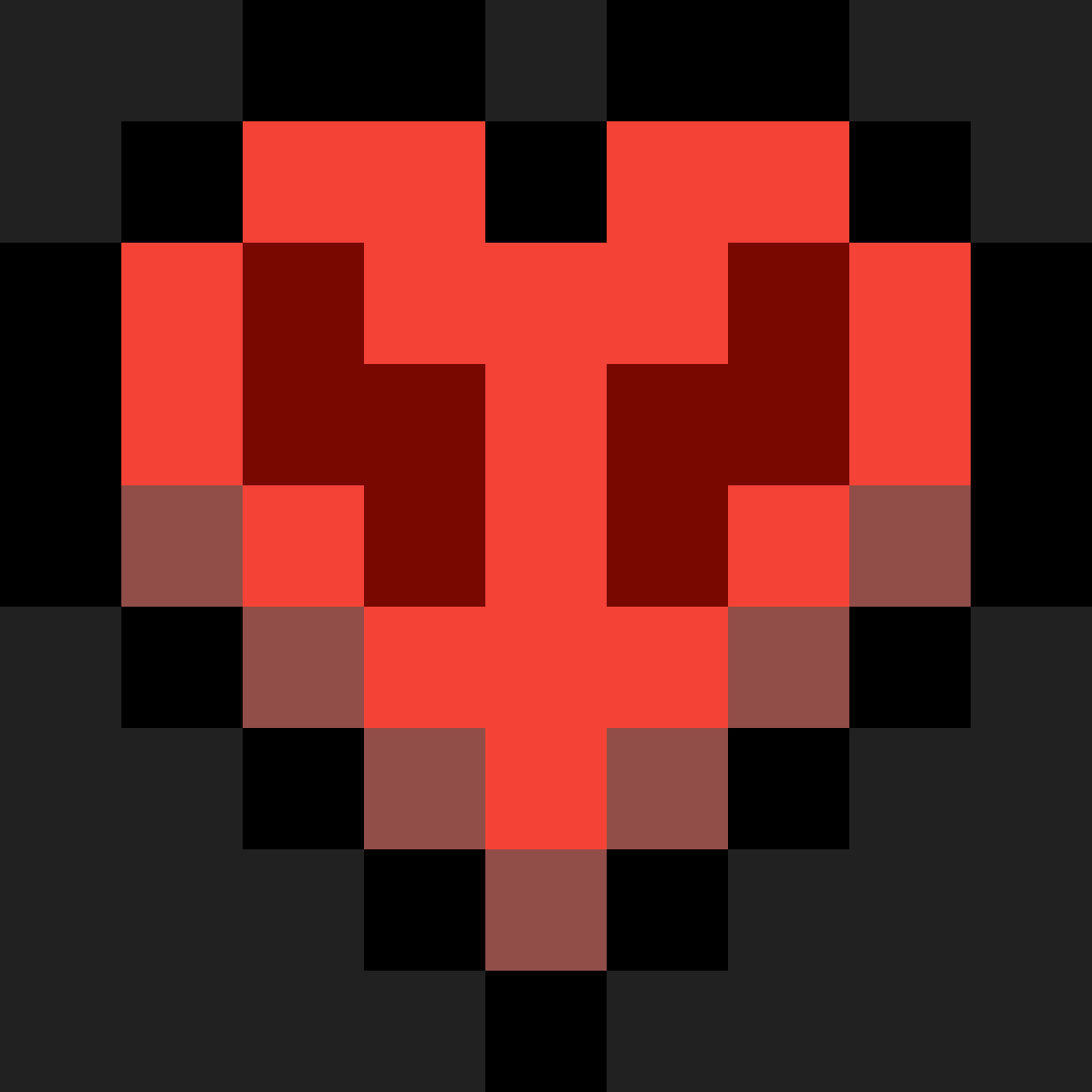 Pixilart - Minecraft Hardcore Heart by AJG676