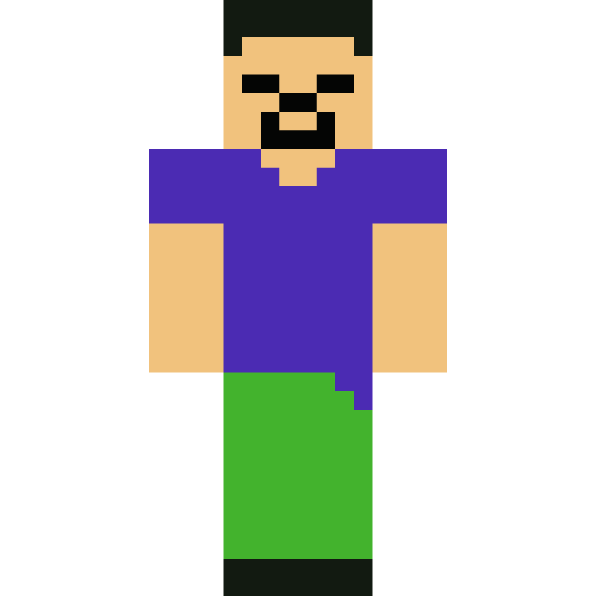 Editing minecraft steve - Free online pixel art drawing tool - Pixilart
