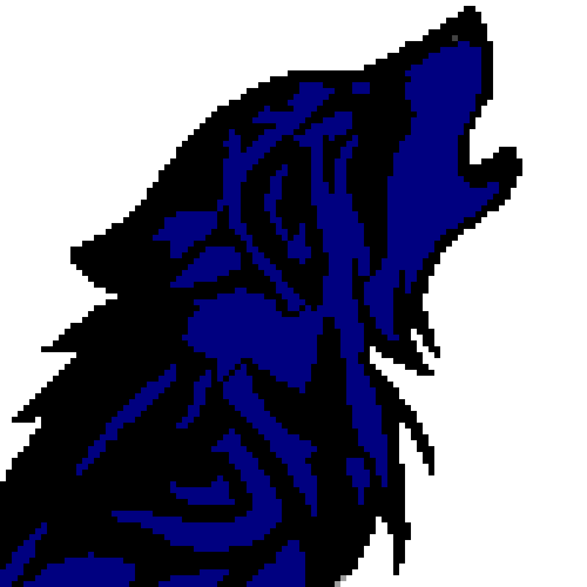 Editing Howling wolf - Free online pixel art drawing tool - Pixilart