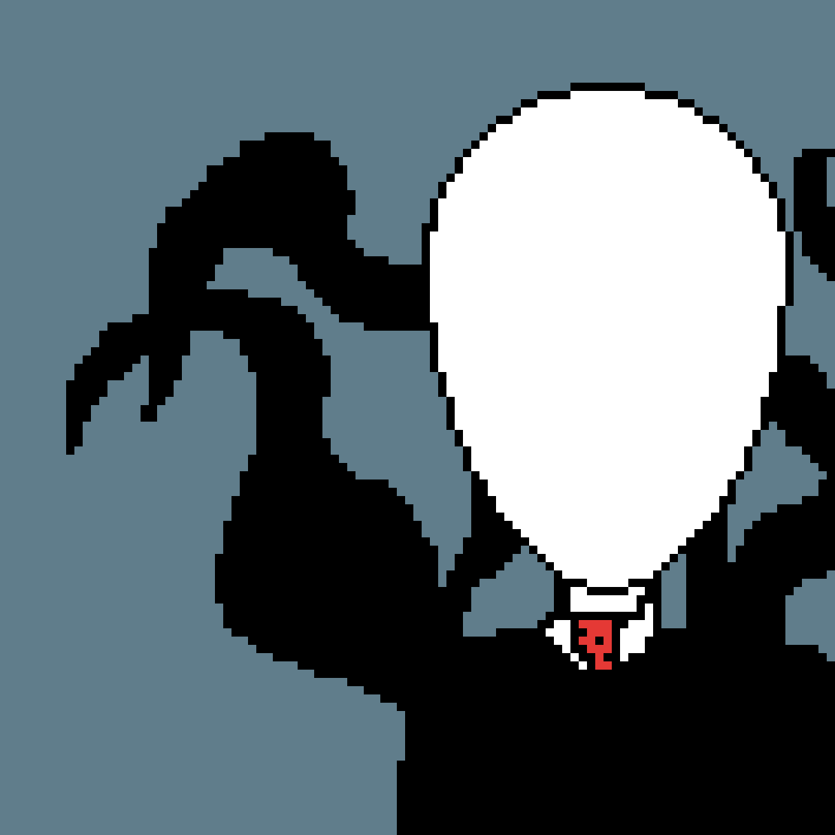 Editing SLENDER MAN - Free online pixel art drawing tool - Pixilart