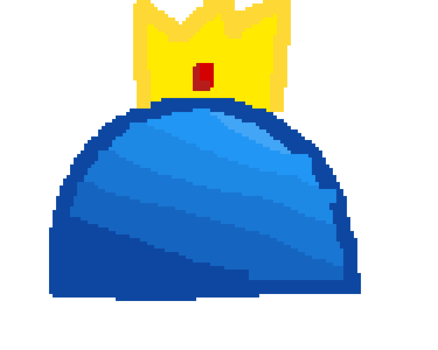 Pixilart - King slime by Puro-thefurry