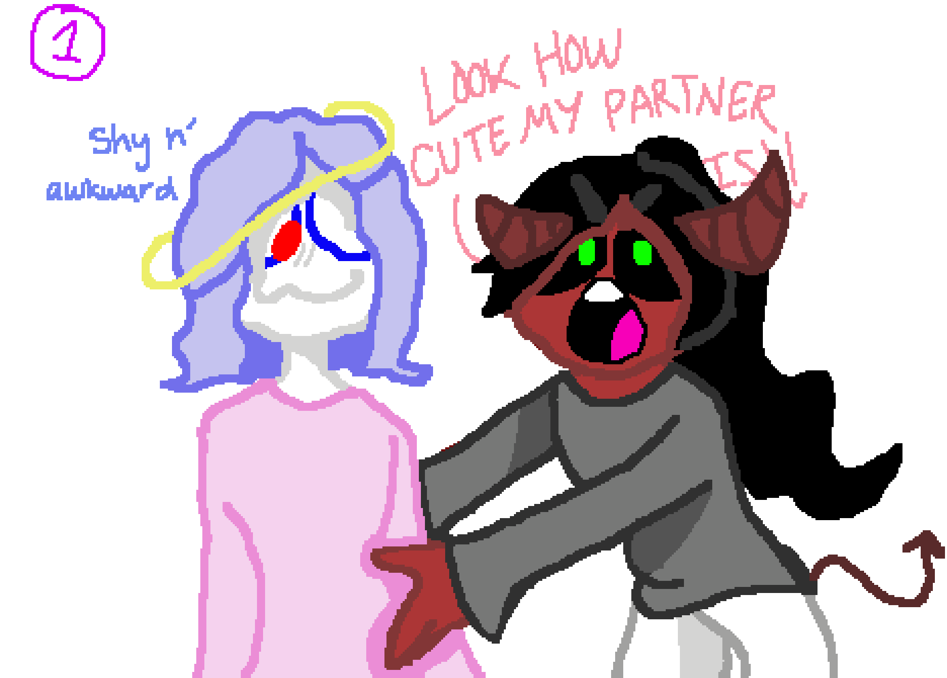 Pixilart - Angie x JJ by angleallie101