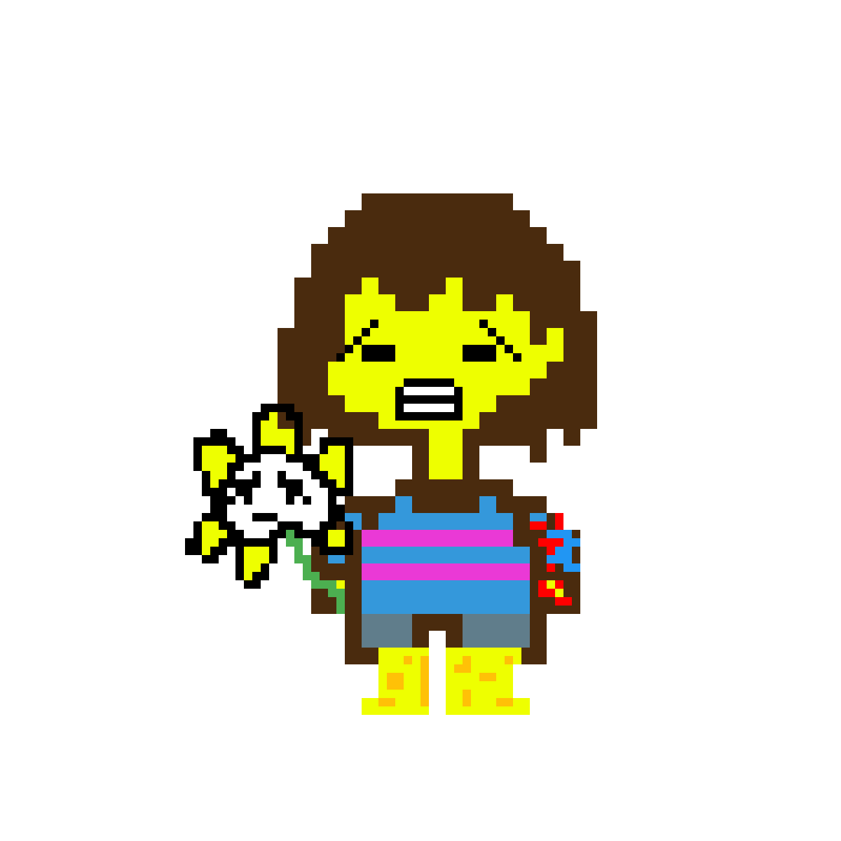 Pixilart - Underworld Frisk by Anonymous