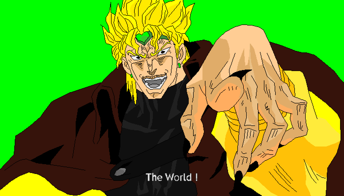 Pixilart - dio by GoldenVr64