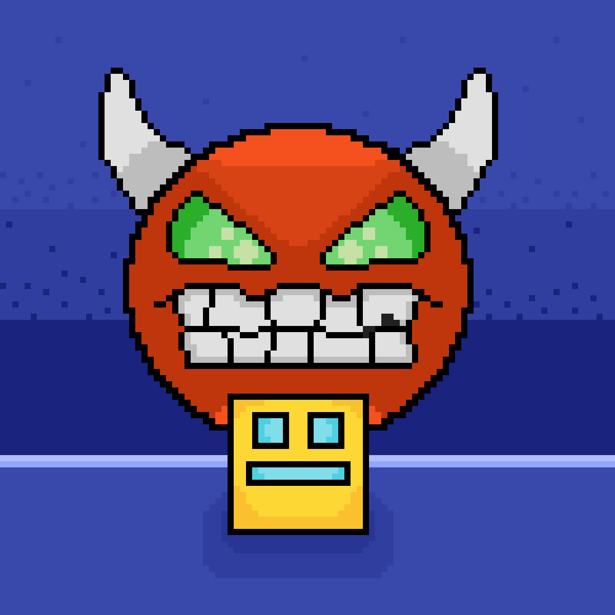 Pixilart - Geometry Dash by LameRedo