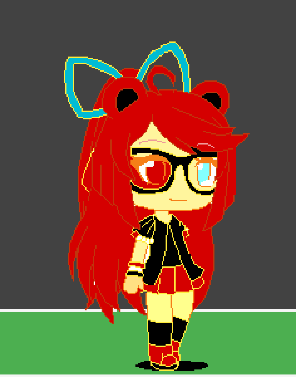 Editing gacha life girl - Free online pixel art drawing tool - Pixilart